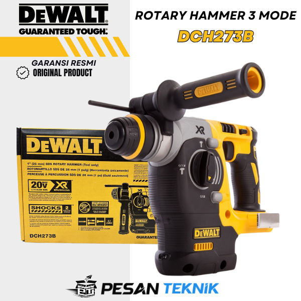 Jual Rotary Hammer Drill 3 MODE SDS PLUS Brushless DEWALT DCH273B ...
