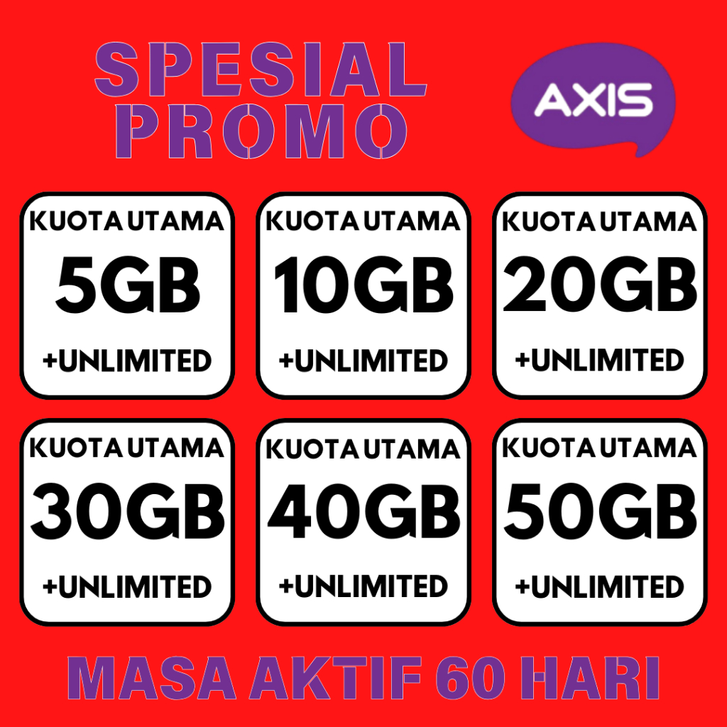 Jual KUOTA AXIS BRONET FULL 24 JAM HARGA KHUSUS SUPER MURAH | Shopee Indonesia