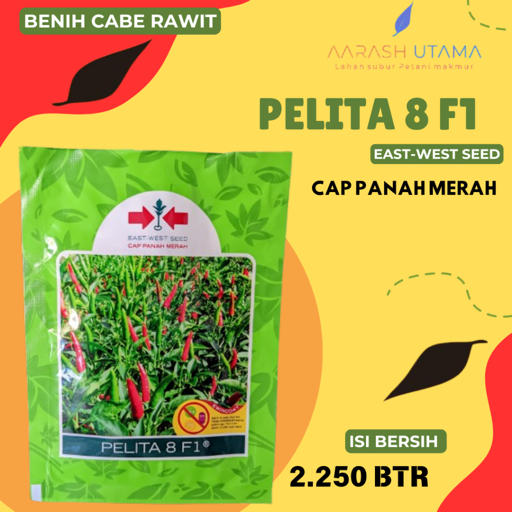Jual Benih Cabe PELITA 8 F1 Cabai Rawit Hibrida Cap Panah Merah SP ori ...