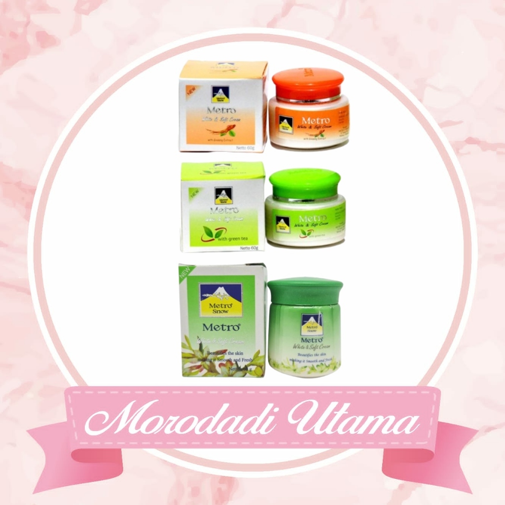 Jual Metro Snow White & Soft Cream 60g Series | Shopee Indonesia