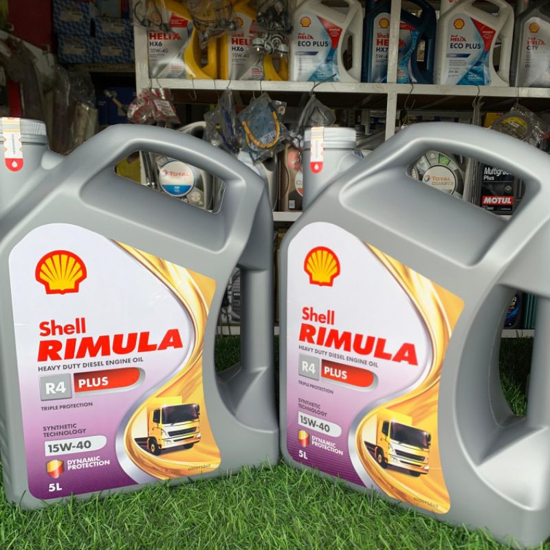 Jual OLI SHEL RIMULA R4X SAE 15W-40 OLI MOBIL MESIN DIESEL GALON 5L ...