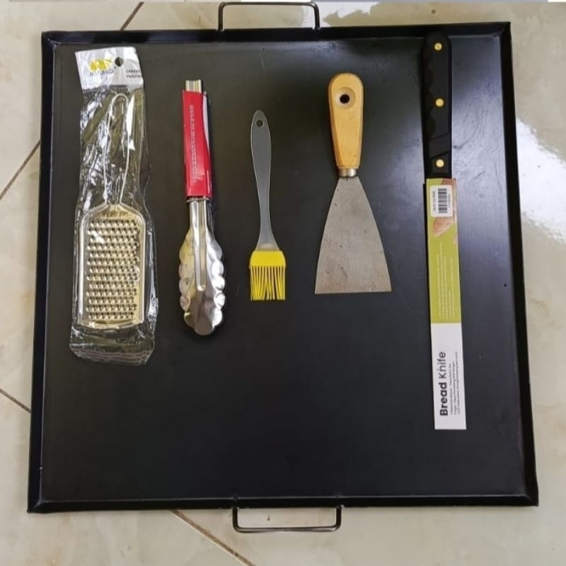 Jual Paket lengkap wajan roti bakar/Wajan kebab/Wajan burger/wajan ...