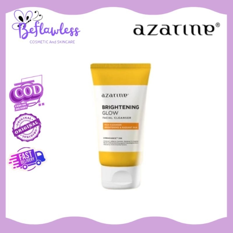Jual Azarine Brightening Glow Facial Cleanser 60 ML | Shopee Indonesia