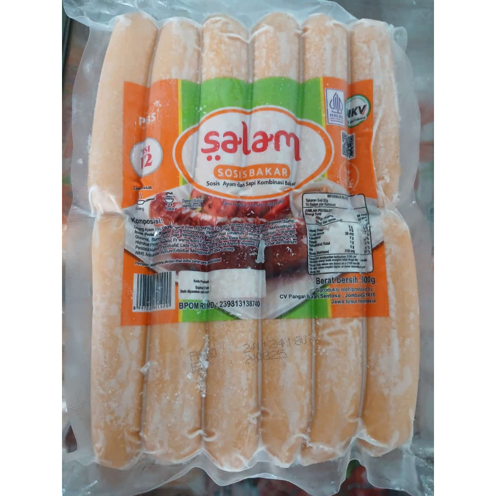 Jual Salam Sosis Bakar Mini 500 Gram isi 12 pcs | Shopee Indonesia