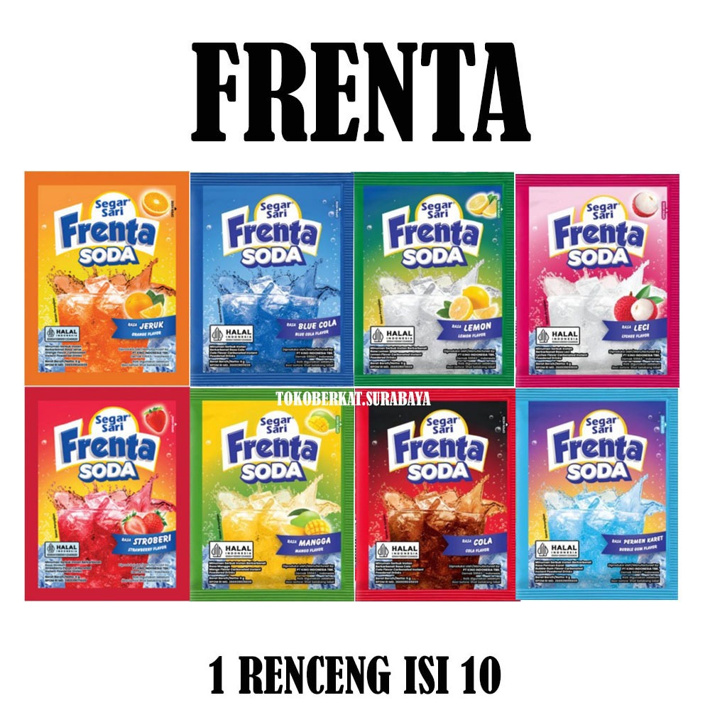 Jual MINUMAN FRENTA SODA RENCENG ISI 10 | Shopee Indonesia