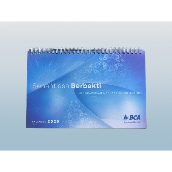 Jual READY kalender meja bank bca 2025 prioritas kalender meja gantung ...