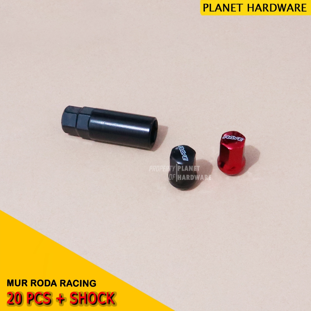 Jual Rays Mur Roda Racing Mobil Lugnut Max Guard Universal - Harga ...