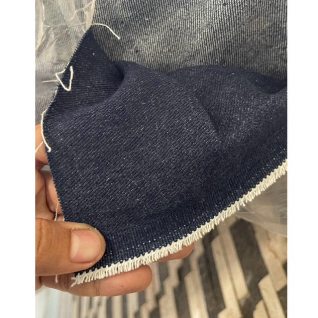 Jual Kain Denim 14 oz Per 1 Yard Raw Denim Kain jeans bahan jeans ...