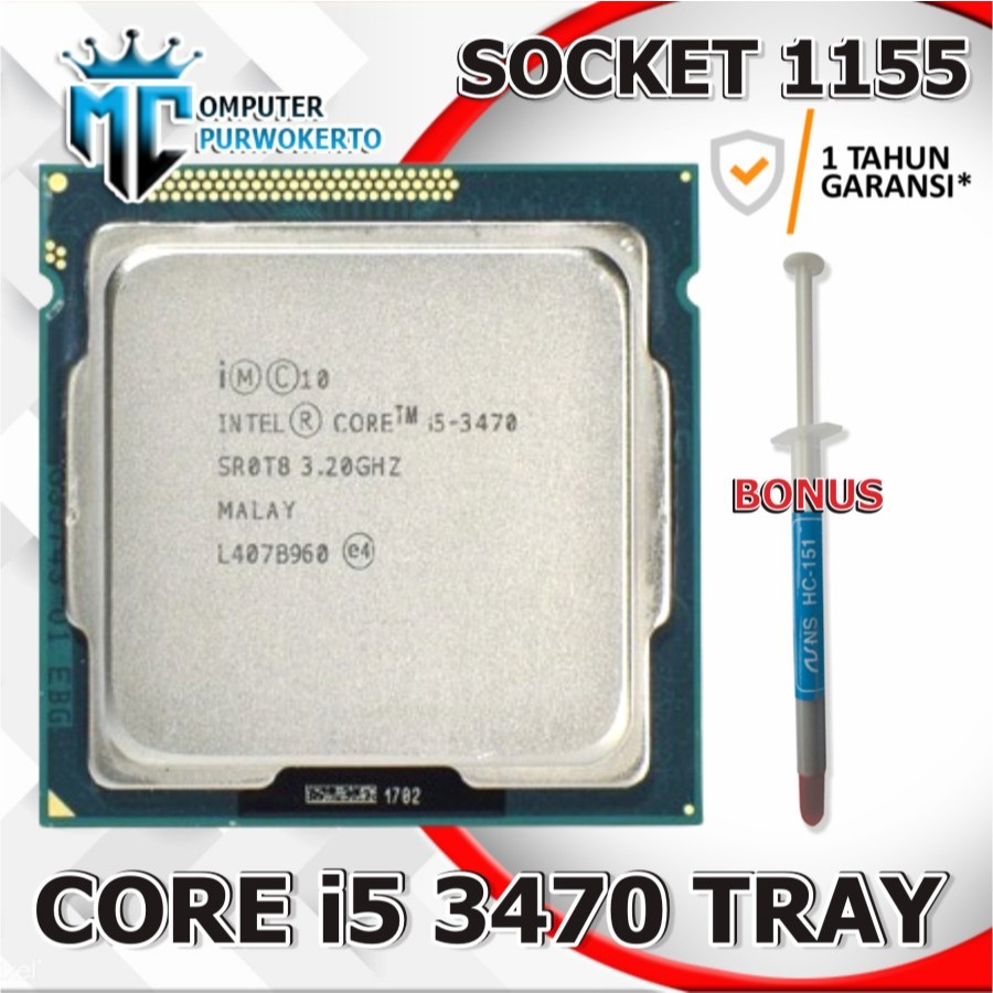 Jual Processor Intel LGA 1155 Core I5 3470 3.20 Ghz Ivy Bridge | Shopee ...