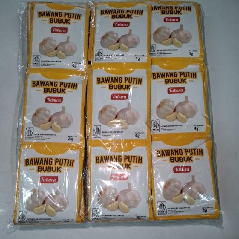 Jual Tabura Bawang Putih Bubuk Tabur 4gram | Shopee Indonesia