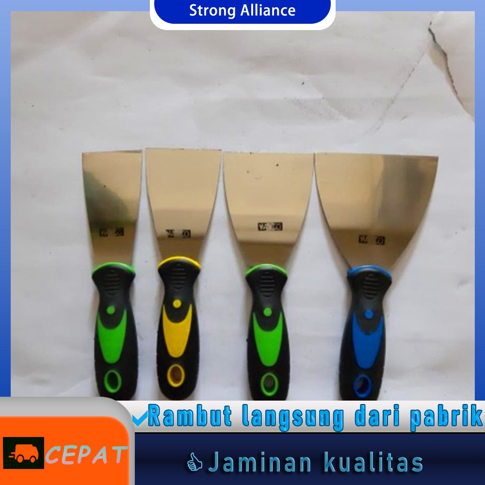 Jual Kapi Scrap Gagang Karet 1/2 3 Inch Kape Scraper Sekrap Pengerok ...