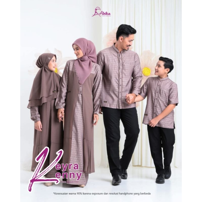 Jual New Sarimbit Abika Lebaran 2025 Keyra Kenny Latte Fashion Muslim ...
