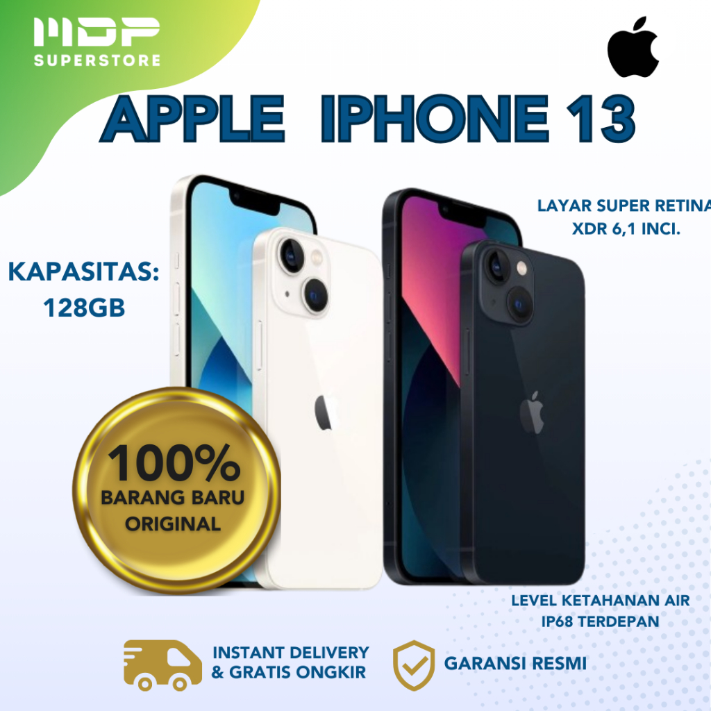 Jual HANDPHONE 13 128 GB (STARLIGHT & MIDNIGHT) | Shopee Indonesia