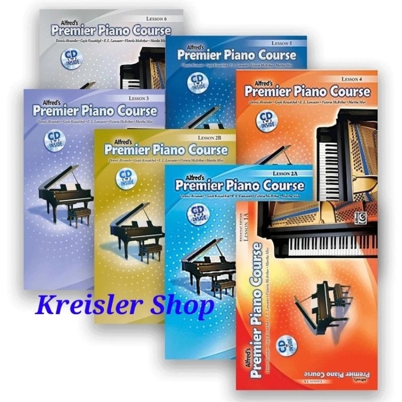 Jual Alfred's Premier Piano Course Lesson 1 to 6 buku piano Alfred | Shopee Indonesia