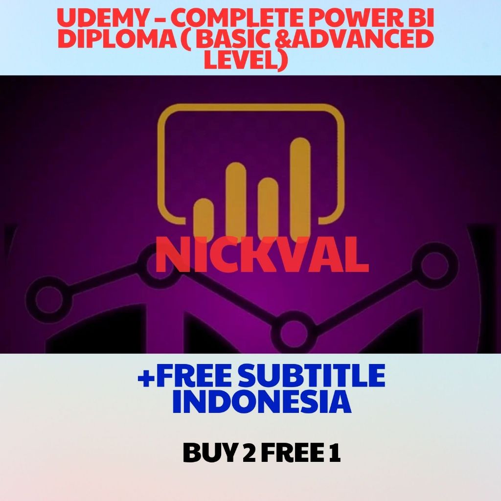 Jual Udemy - Complete Power BI Diploma (Basic & Advanced Level ...