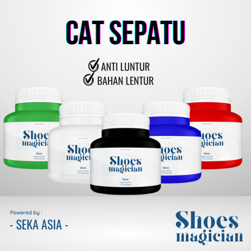 Jual Shoes Magician - Cat Sepatu Premium Paint Anti Luntur Bahan Lentur ...