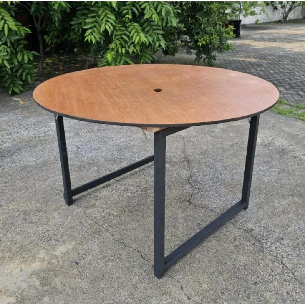 Jual Meja Lipat Bulat Lipat Wayang Diameter 100 Tinggi 75 Custom Ukuran ...