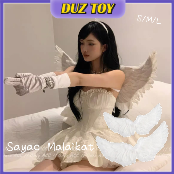 Jual Sayap Malaikat Angel Besar Kostum Halloween Party/Sayap Bulu Cupid ...
