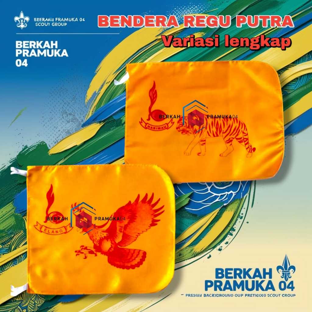 Jual Bendera regu pramuka putra hewan bijian | Shopee Indonesia