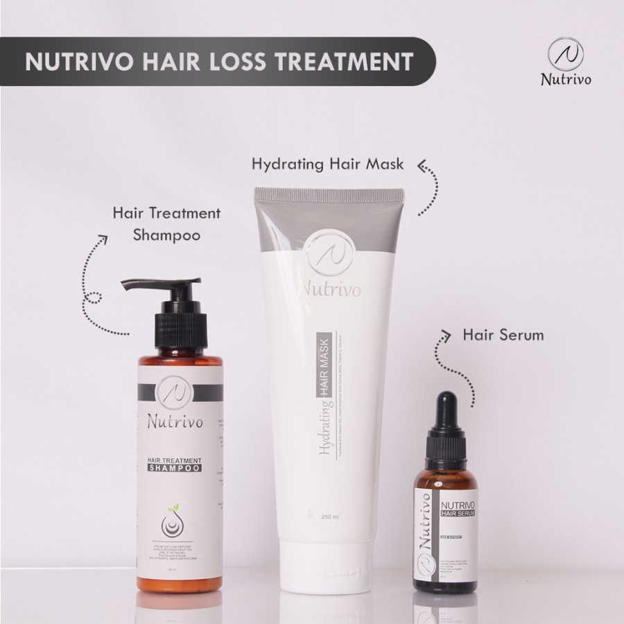 Jual Nutrivo Hair Loss Treatment Shampoo dan Masker Hydrasi | Shopee Indonesia