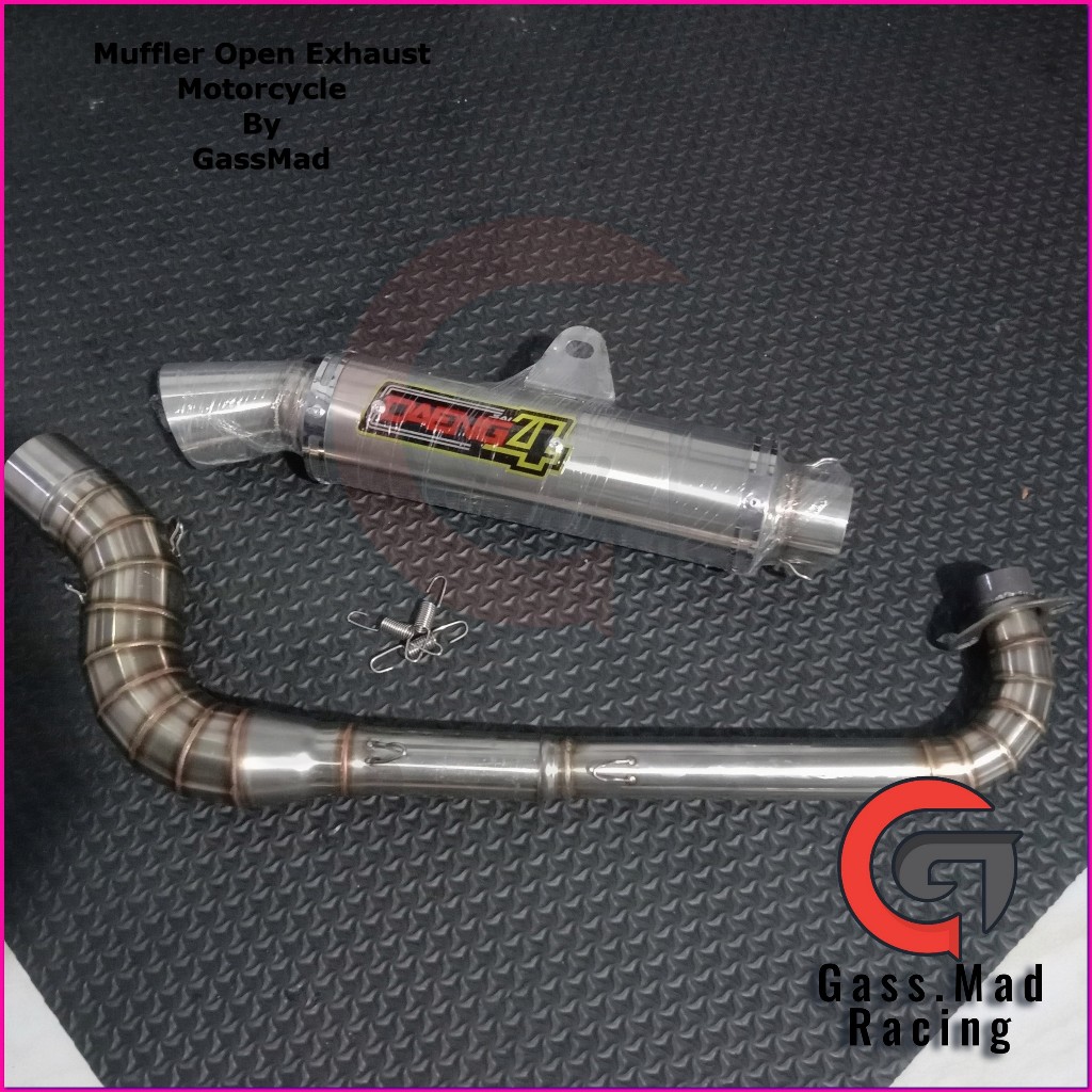 Jual Daeng4 Knalpot Motorcycle Muffler Open Exhaust / Neck Deck Shoot ...