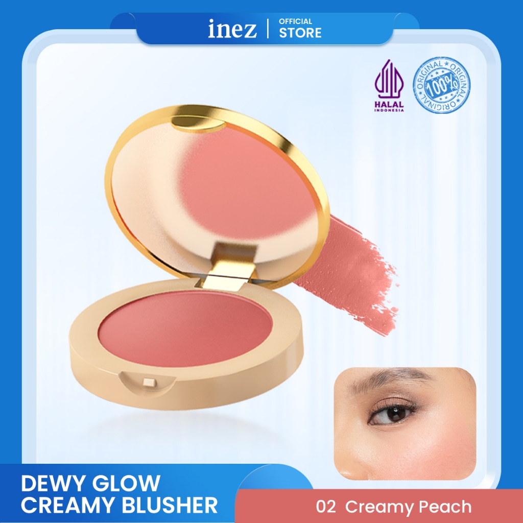 Jual INEZ DEWY GLOW CREAMY BLUSHER - Cream Blush Viral Pigmented ...