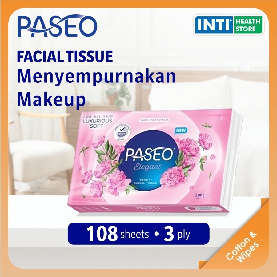 Jual Paseo | Tissue Elegant Travel Pack Non Perfumed 3 Ply 108's ...