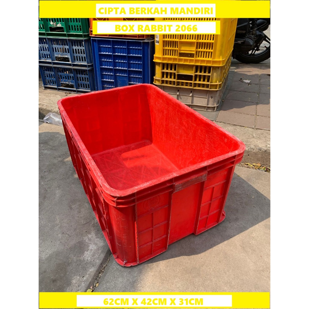 Jual Box Plastik wadah cupang 2066 Bak Box Container Industri Rabbit ...