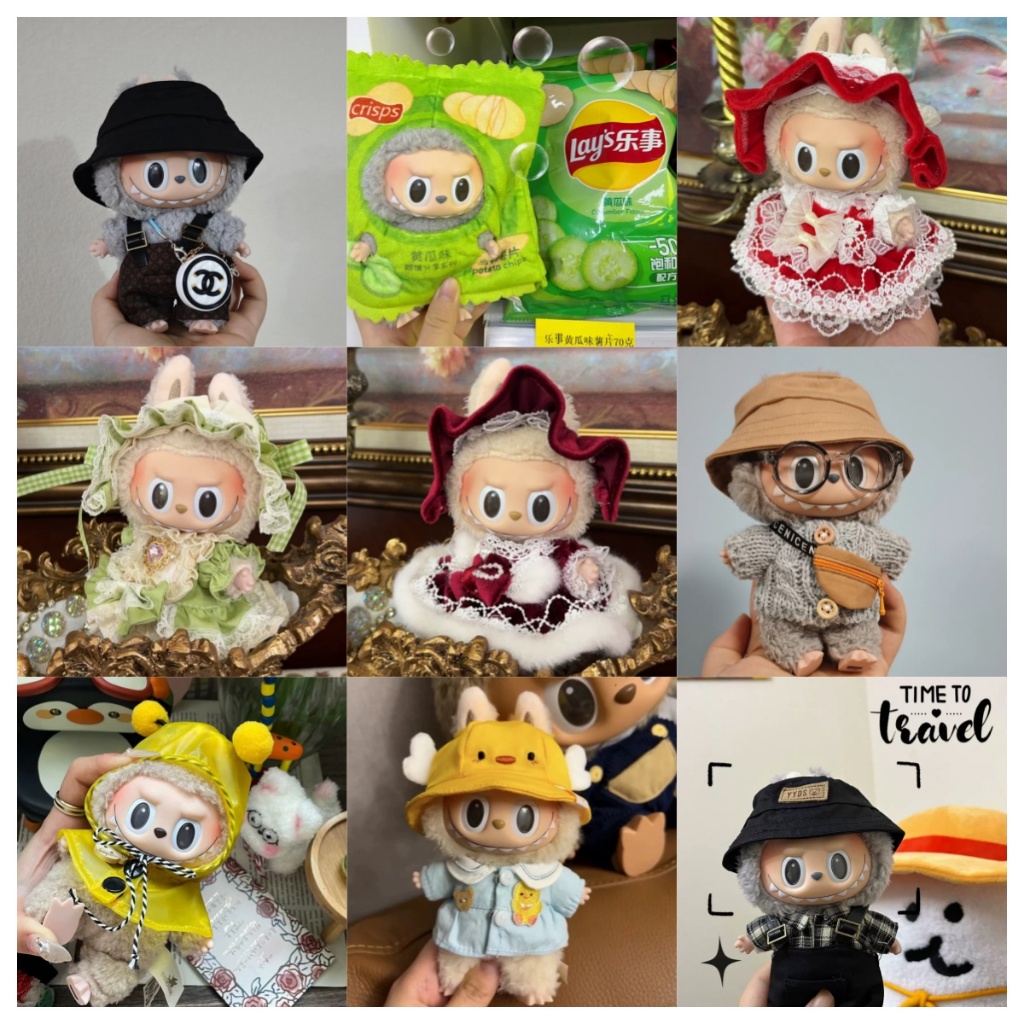 Jual Ready stock Labubu Baju Labubu Outfit Costume Sepatu Labubu pop ...