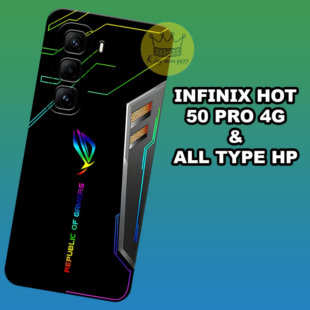 Jual (KS21) Softcase karet untuk INF HOT 50 PRO 4G 2024 Motif gambar ...
