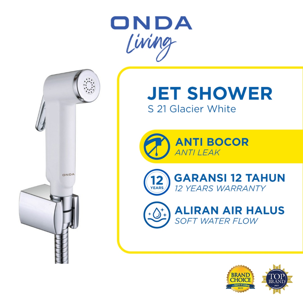 Jual Idamamstore - ONDA Jet Shower Closet S 21 Glacier White Bidet ...