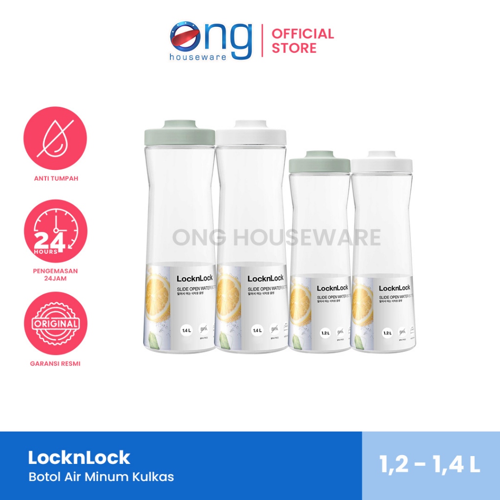 Jual ONG Houseware - LocknLock Botol Air Minum Kulkas Easy Grip Water ...