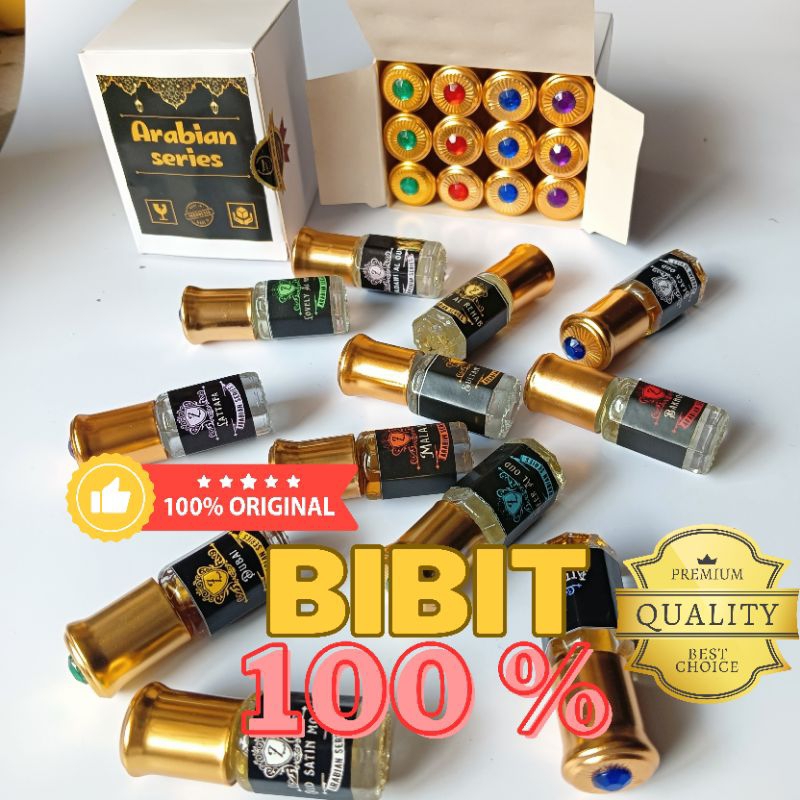 Jual 12 botol parfum Arabian Series Bibit 100%-original PREMIUM ...