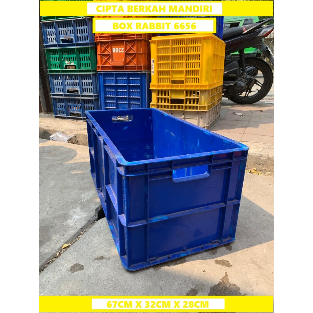 Jual Box rabbit tipe 6656 serbaguna perkakas plastik box contener box ...