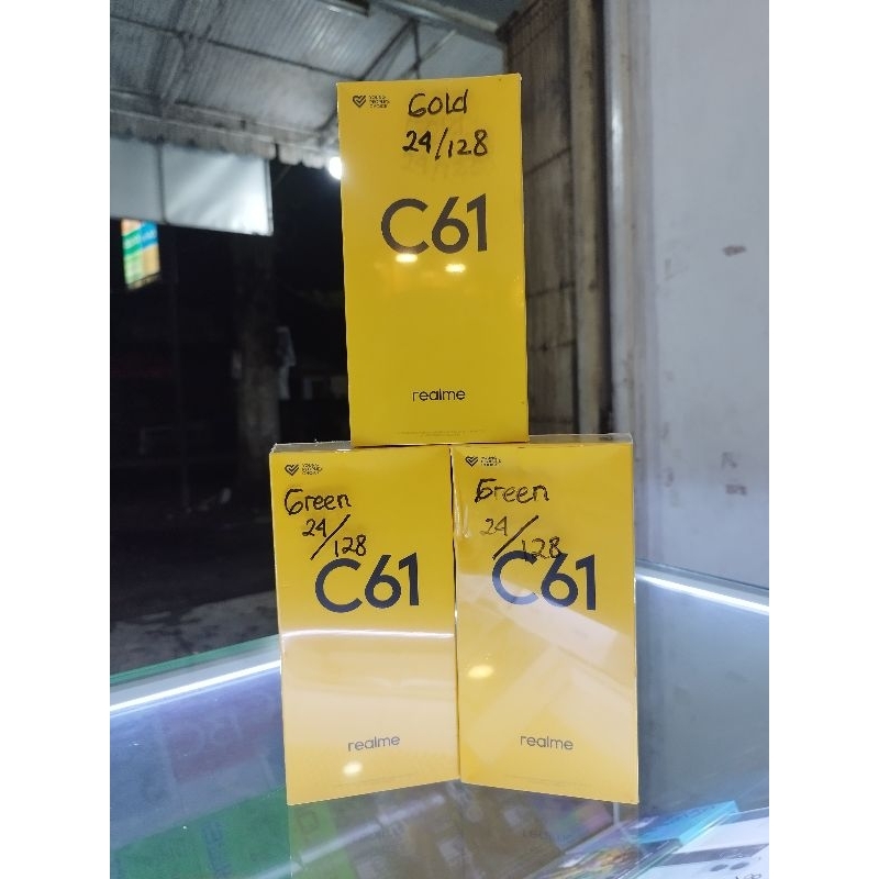 Jual REALME C61 RAM 24 INTERNAL 128GB BERGARANSI RESMI 12 BULAN | Shopee Indonesia