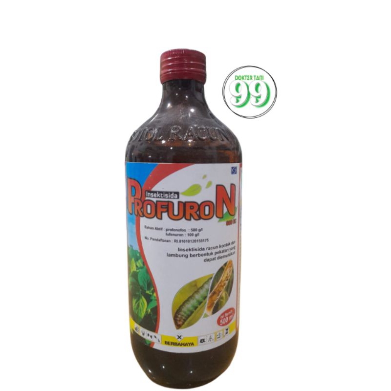 Jual INSEKTISIDA PROFURON 600EC - 500ML Pembasmi Ampuh Hama Ulat ...