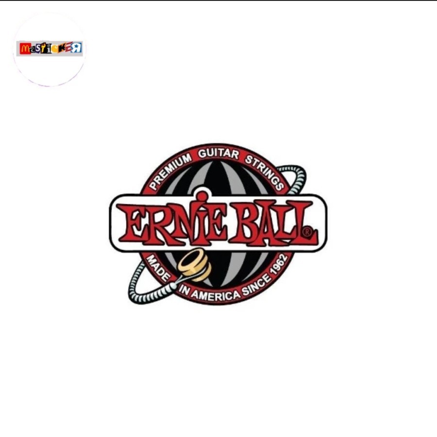 Jual sticker ERNIE BALL logo rounded diecut stiker | Shopee Indonesia