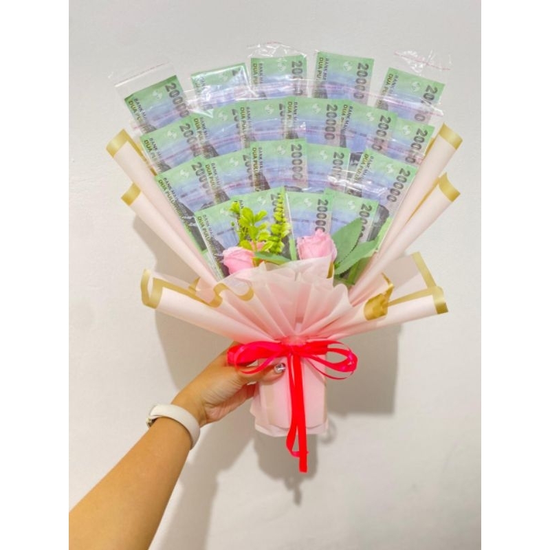 Jual Buket Bunga / Kerangka Buket Uang New Model 10 15 20 Cantik dan ...