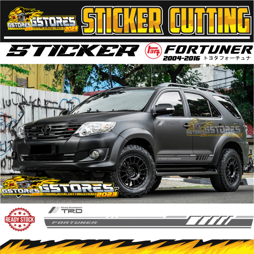 Jual STICKER LIST PINGGIR STICKER MOBIL TOYOTA FORTUNER LAMA STICKER ...