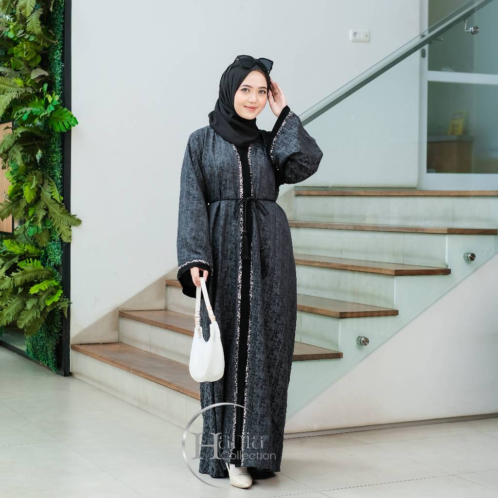 Jual Abaya Hitam Gamis Turkey Abu-Abu Maroon Jaguar Longcardy Dress ...