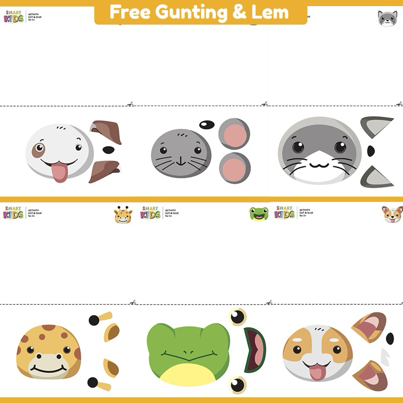 Jual WORKSHEET ACTIVITY CUT N GLUE VOL 2- LEMBAR KERJA GUNTING TEMPEL ...