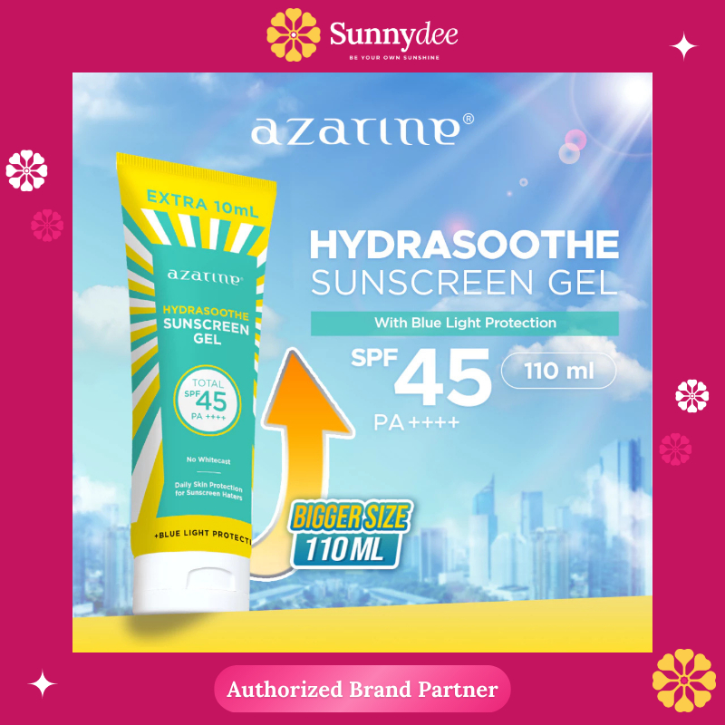 Jual [BIG SIZE] Azarine Hydrasoothe Sunscreen Gel SPF 45 PA++++ 110ml ...