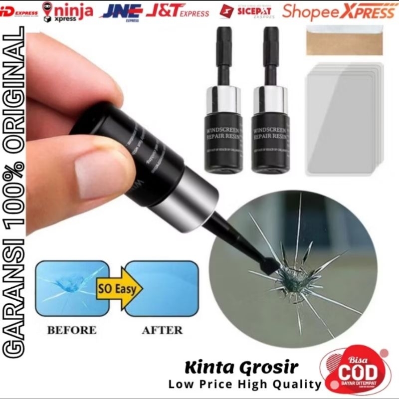 Jual 0Alat Reparasi Kaca Mobil Retak Car Window Crack Repair Tool Resin ...