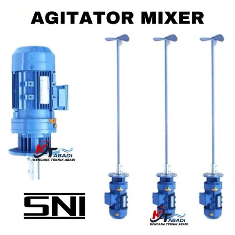 Jual Mixer agitator kimia SS304 1,1KW 1,5HP 380V 2P Agitator Mixer Kimia | Shopee Indonesia