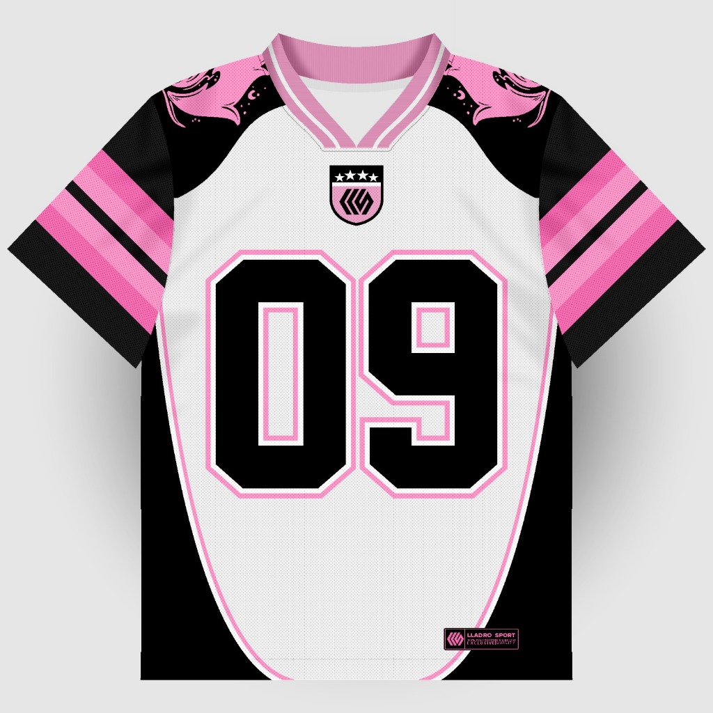 Jual Jersey Streetwear Hitam Pink Putih Oversize / Boxy Fit / Retro ...