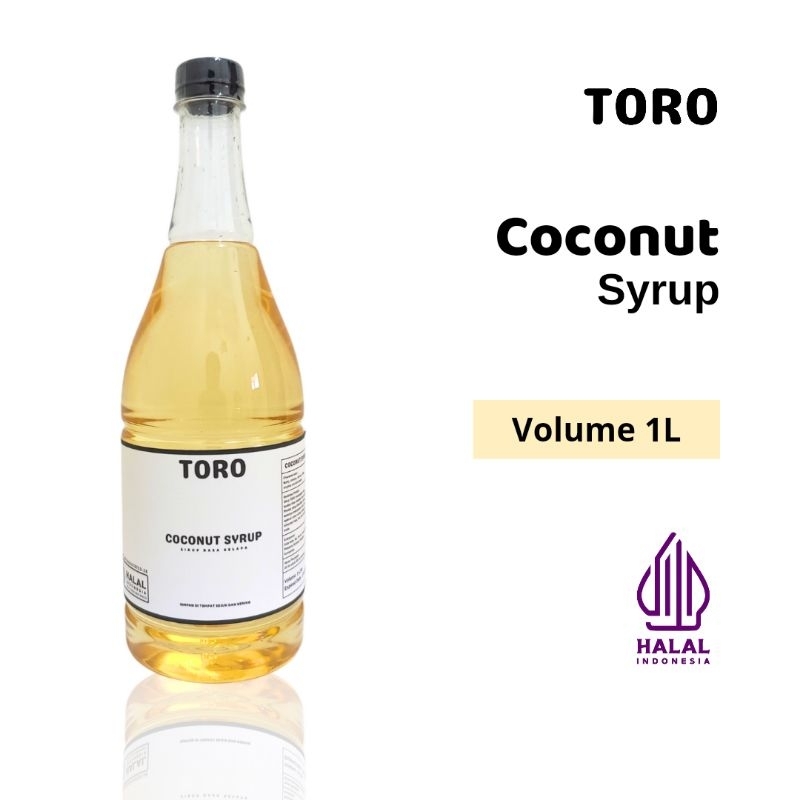Jual TORO Coconut Syrup 1 Liter ( Sirup Rasa Kelapa ) | Shopee Indonesia