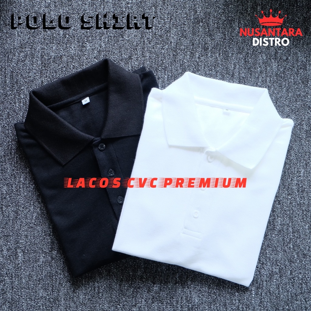 Jual PAKET GROSIR POLO SHIRT PREMIUM LACOS CVC HITAM DAN PUTIH | Shopee Indonesia