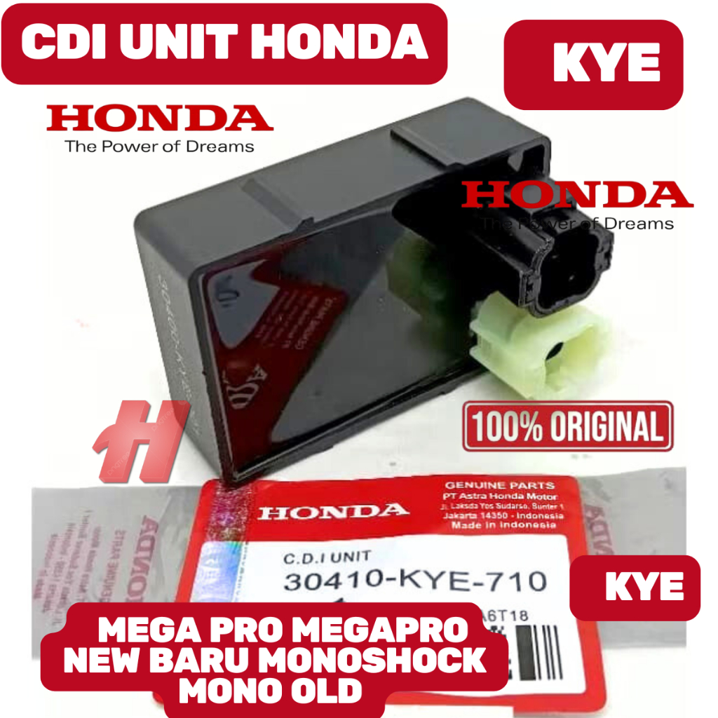 Jual ORIGINAL GRANSI CDI HONDA KODE KYE HONDA MEGAPRO MEGA PRO NEW ...