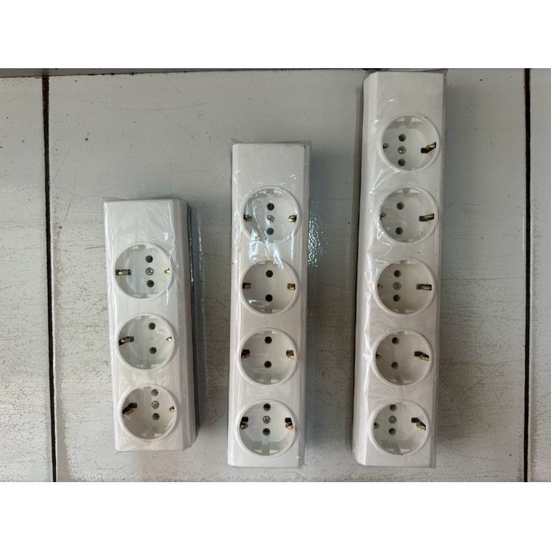 Jual Stop kontak listrik BROCO 2 / 3 / 4 / 5 Lubang colokan (tanpa kabel) | Shopee Indonesia
