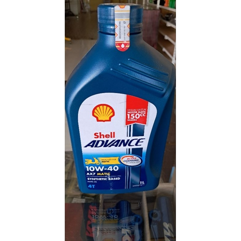 Jual OLI SHELL ADVANCE AX7 MATIC 10W-40 1L | Shopee Indonesia